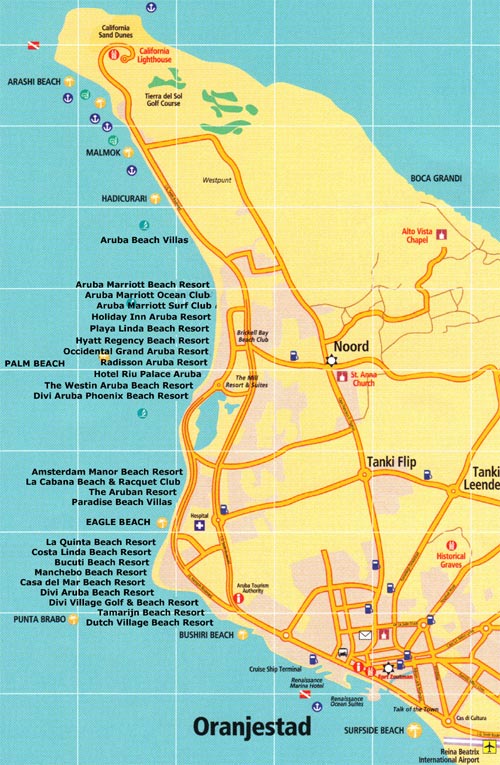 Aruba Maps Aruba Maps